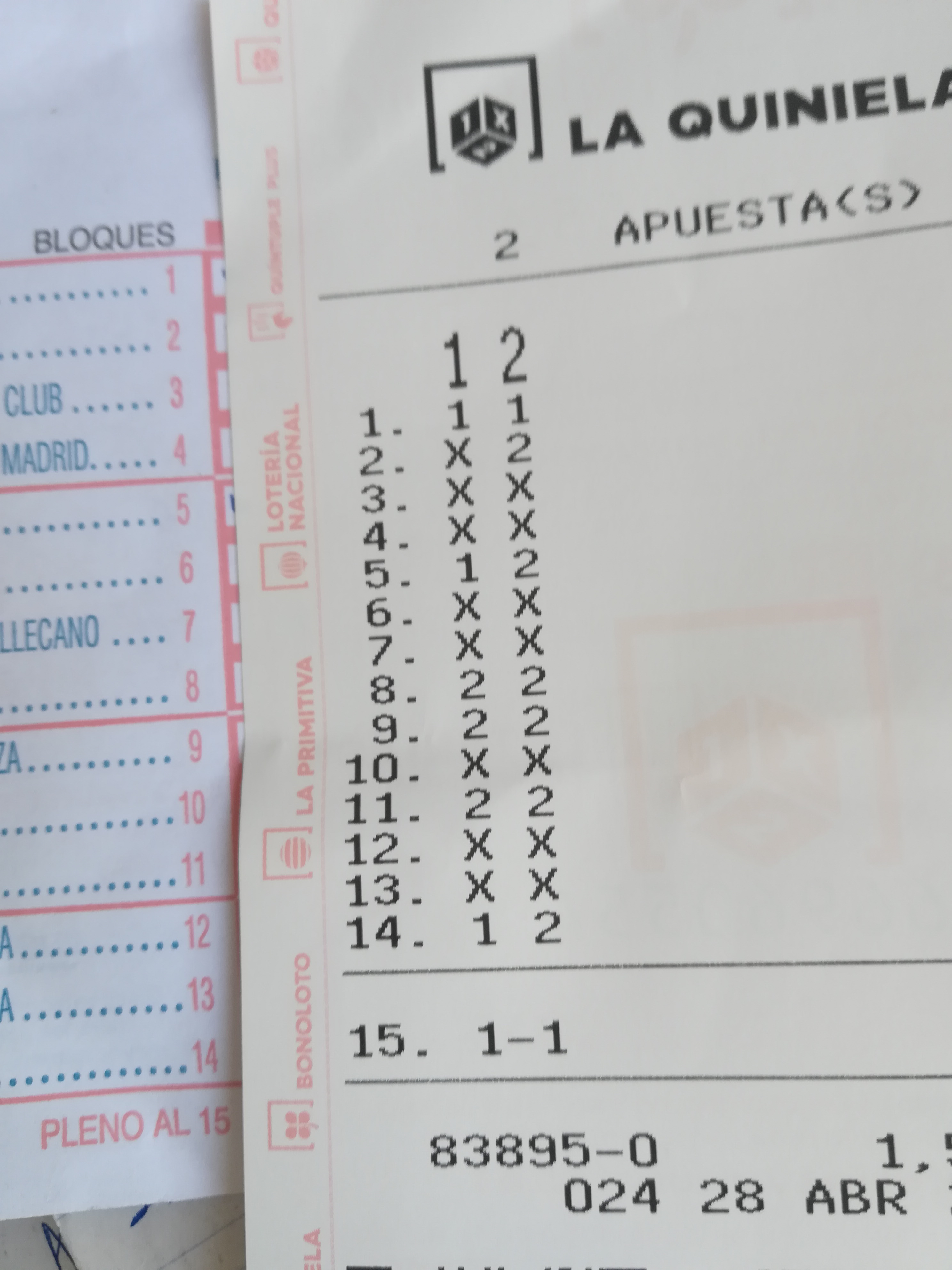 Resultados quiniela en directo - jornada 54 | Quiniela15